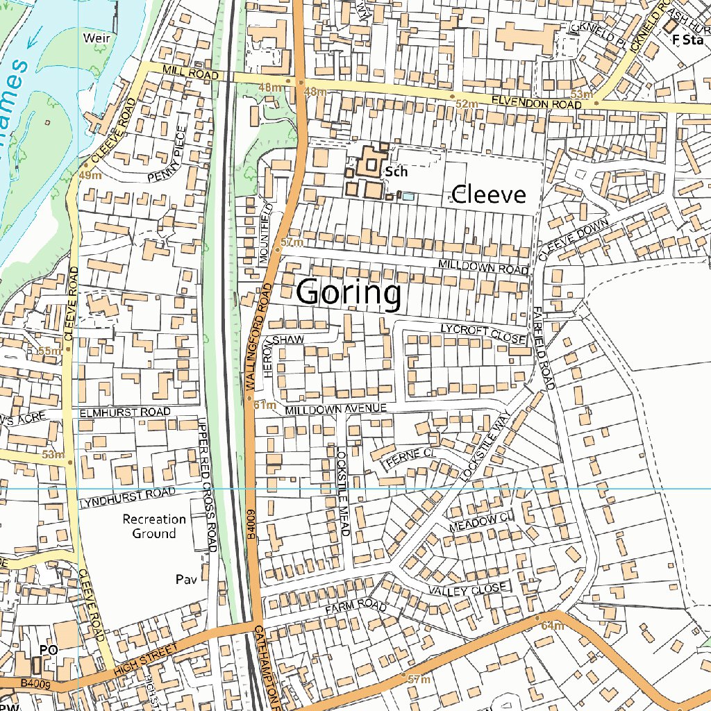 Basildon Ward 1 (1:10,000) Map by UK Topographic Maps | Avenza Maps