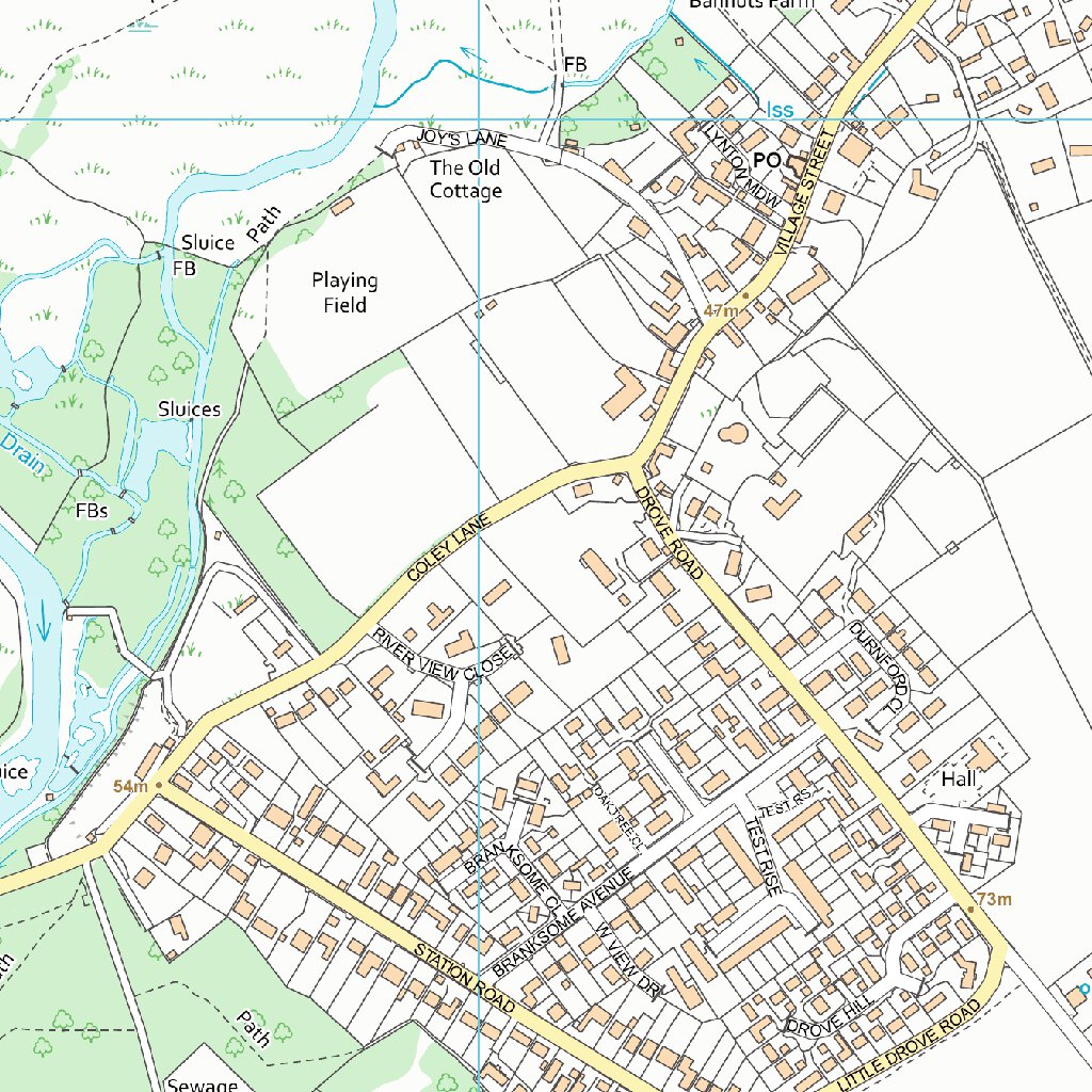 Andover Winton Ward 1 (1:10,000) Map by UK Topographic Maps | Avenza Maps