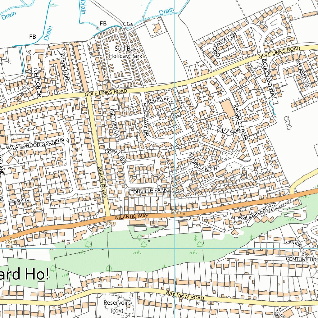 Appledore Ward 1 (1:10,000) Map by UK Topographic Maps | Avenza Maps
