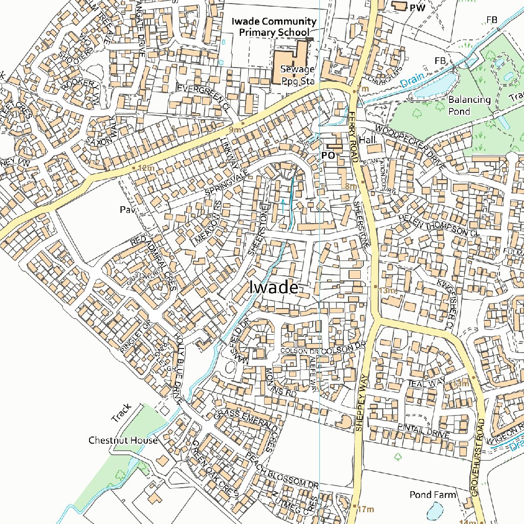 Bobbing, Iwade and Lower Halstow Ward 1 (1:10,000) Map by UK ...