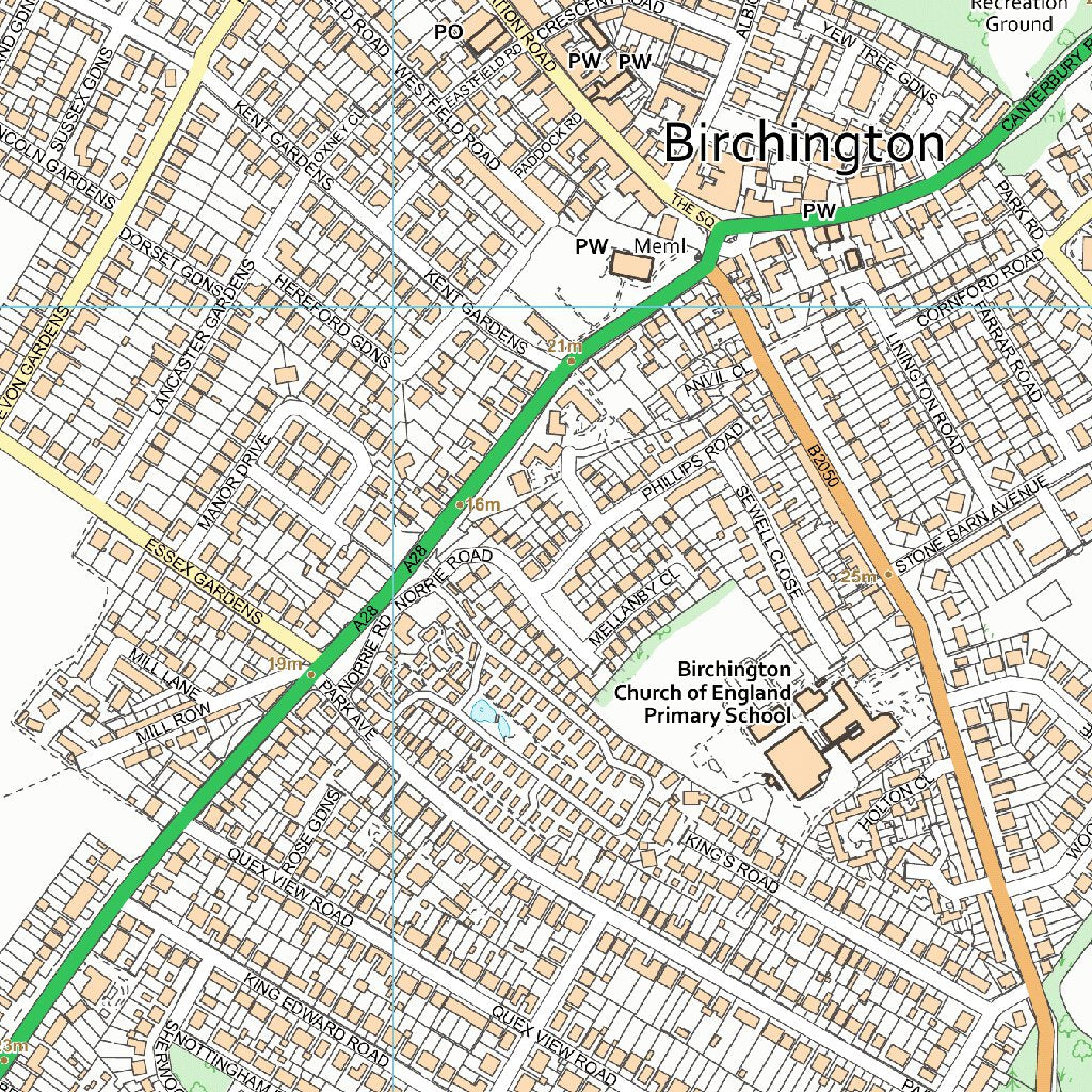 Thanet Villages Ward 1 (1:10,000) Map by UK Topographic Maps | Avenza Maps