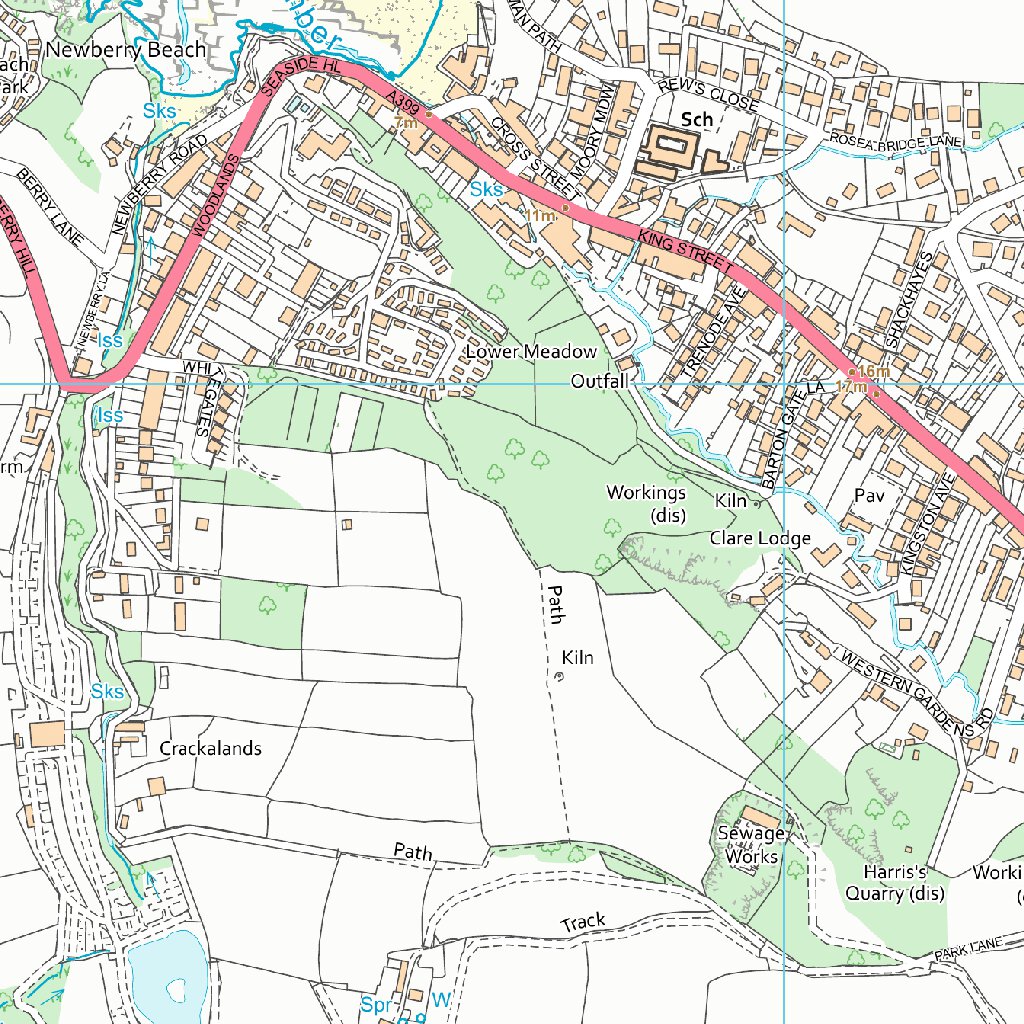 Combe Martin Ward 1 (1:10,000) Map by UK Topographic Maps | Avenza Maps