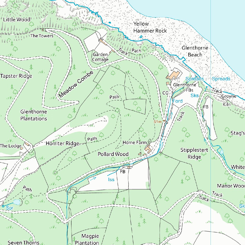 Lynton & Lynmouth Ward 2 (1:10,000) Map by UK Topographic Maps | Avenza ...