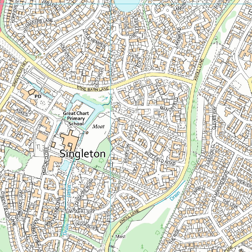 Weald South Ward 1 (1:10,000) Map by UK Topographic Maps | Avenza Maps