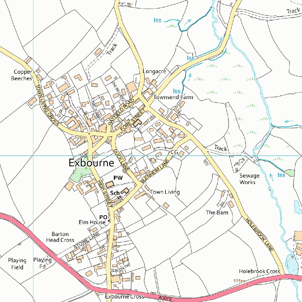 Exbourne Ward 1 (1:10,000) Map by UK Topographic Maps | Avenza Maps