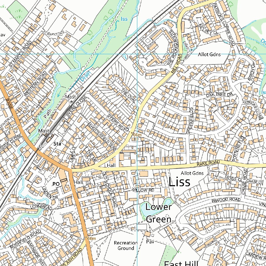 Bramshott & Liphook Ward 1 (1:10,000) Map by UK Topographic Maps ...