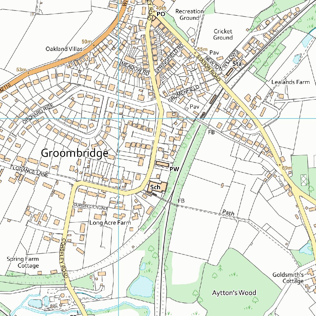 Penshurst, Fordcombe and Chiddingstone Ward 1 (1:10,000) Map by UK ...