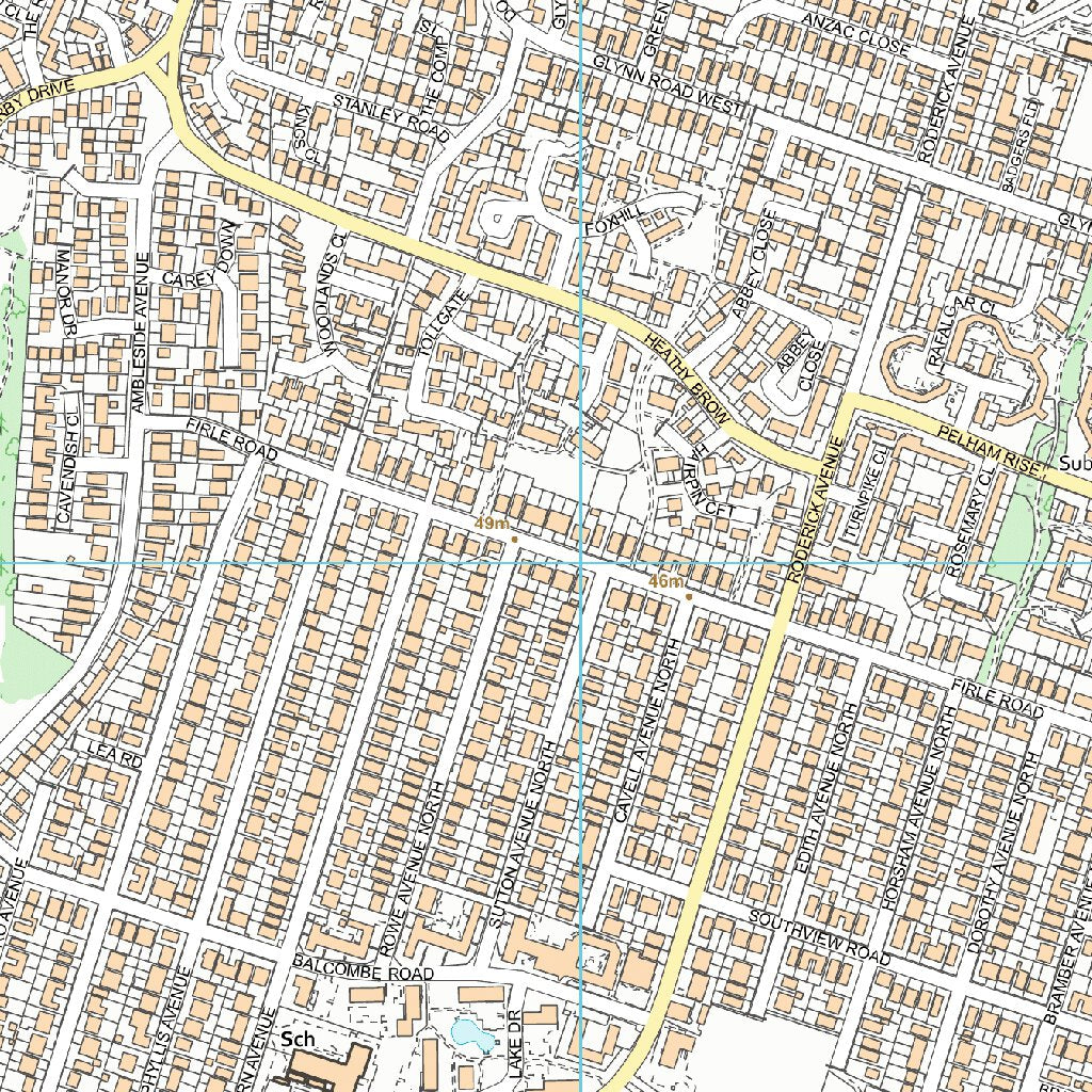 Rottingdean & West Saltdean Ward 1 (1:10,000) Map by UK Topographic ...