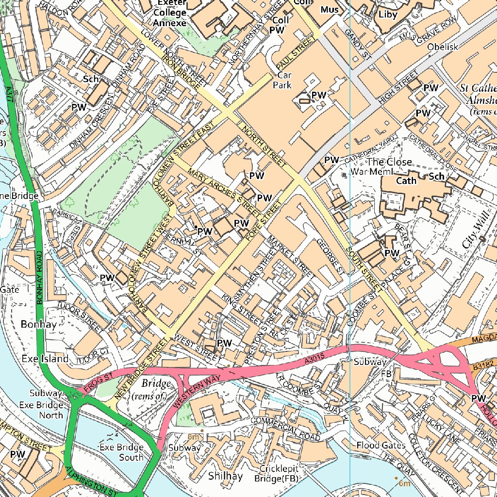 Kenn Valley Ward 1 (1:10,000) Map by UK Topographic Maps | Avenza Maps