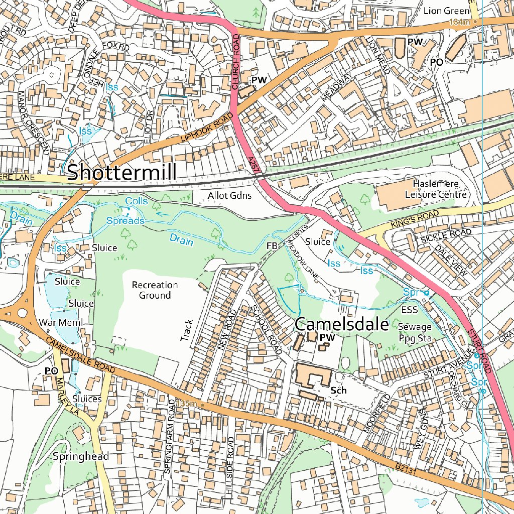 Fernhurst Ward 1 (1:10,000) Map by UK Topographic Maps | Avenza Maps