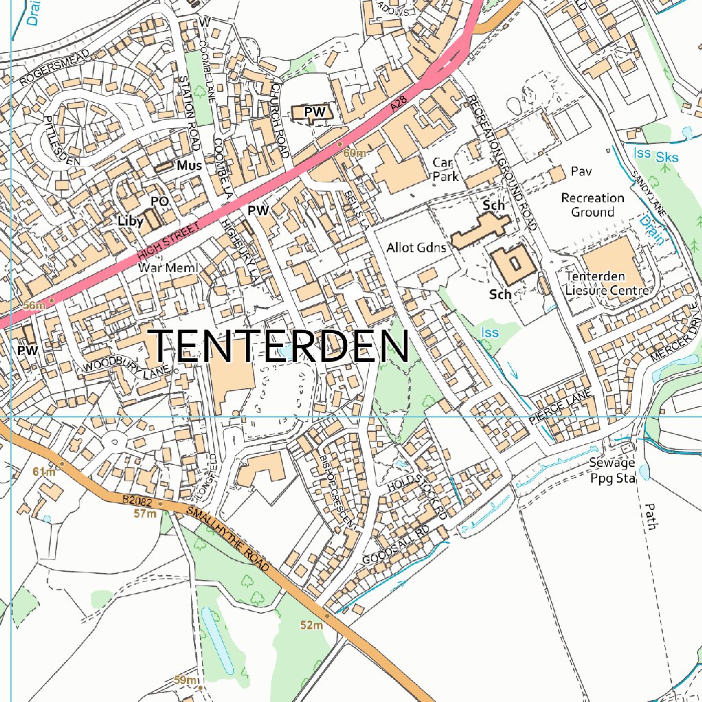 Isle of Oxney Ward 1 (1:10,000) Map by UK Topographic Maps | Avenza Maps
