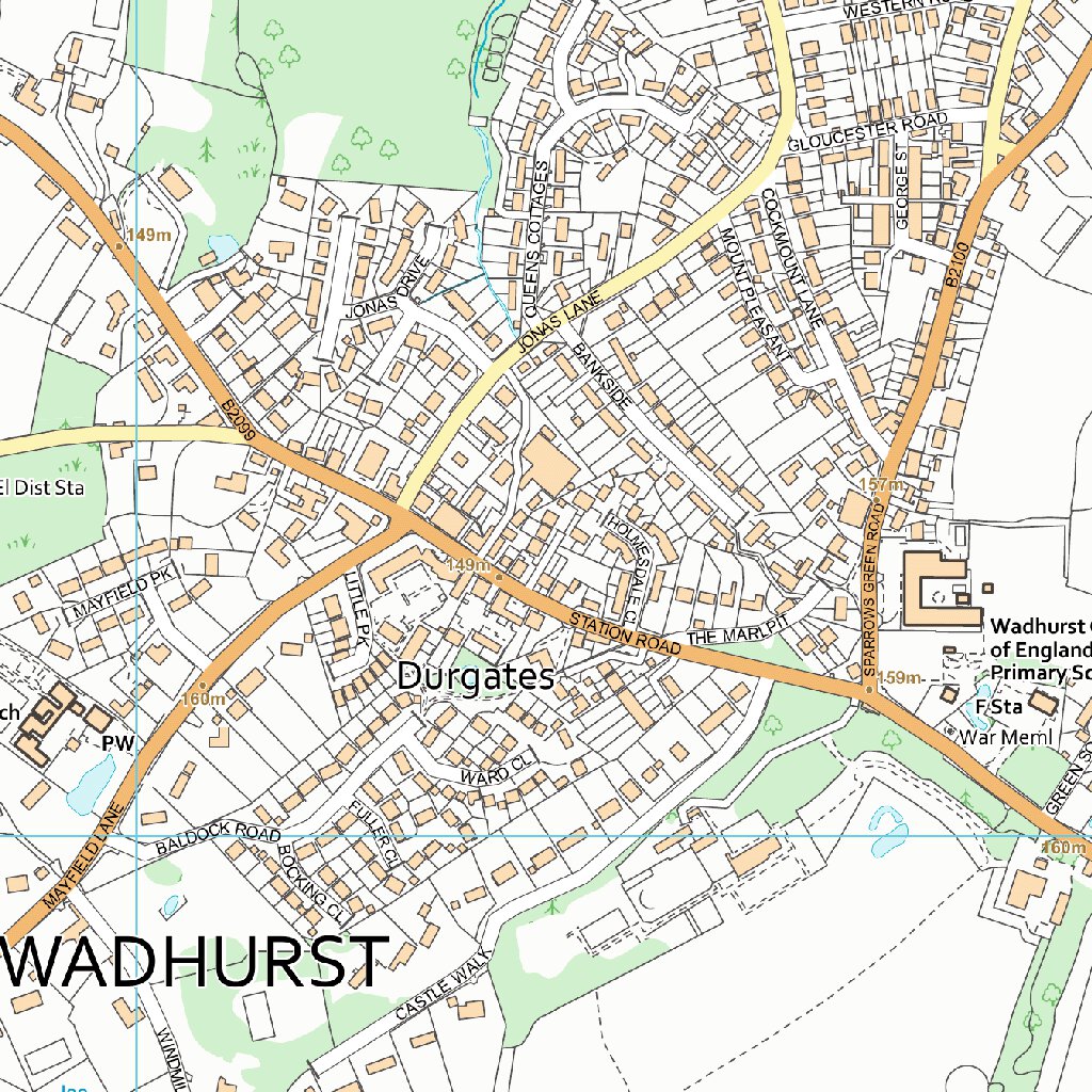 Frant & Wadhurst Ward 1 (1:10,000) Map by UK Topographic Maps | Avenza Maps
