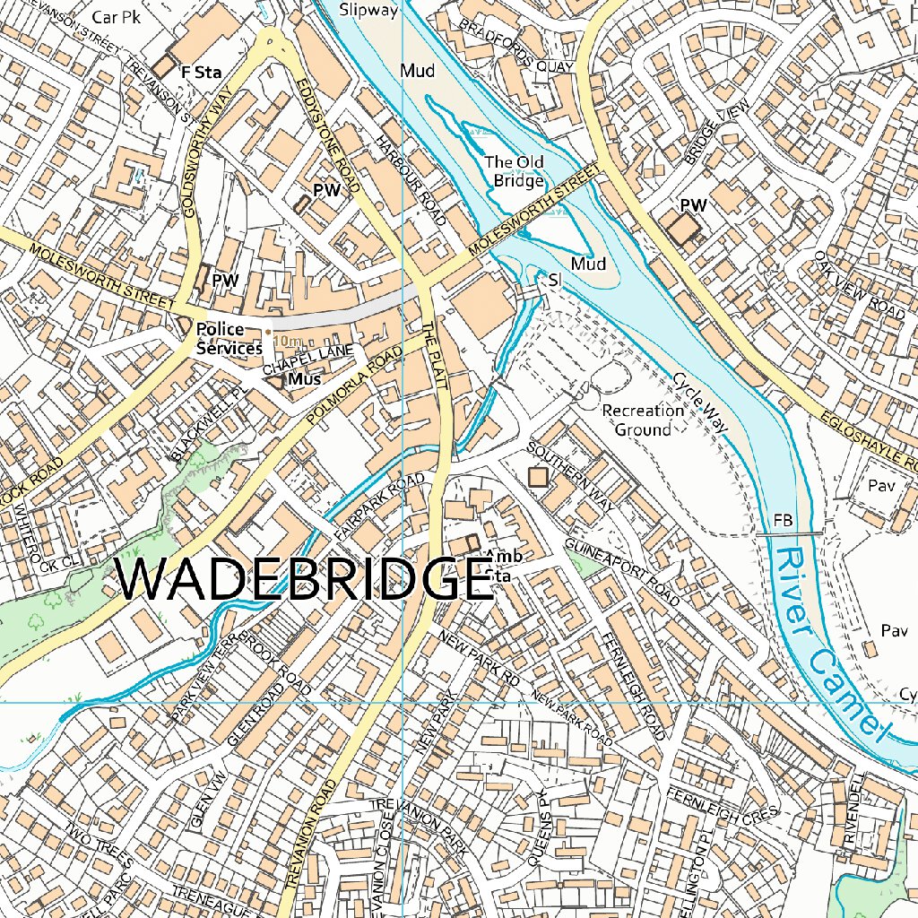 Cornwall 49 (1:10,000) Map by UK Topographic Maps | Avenza Maps