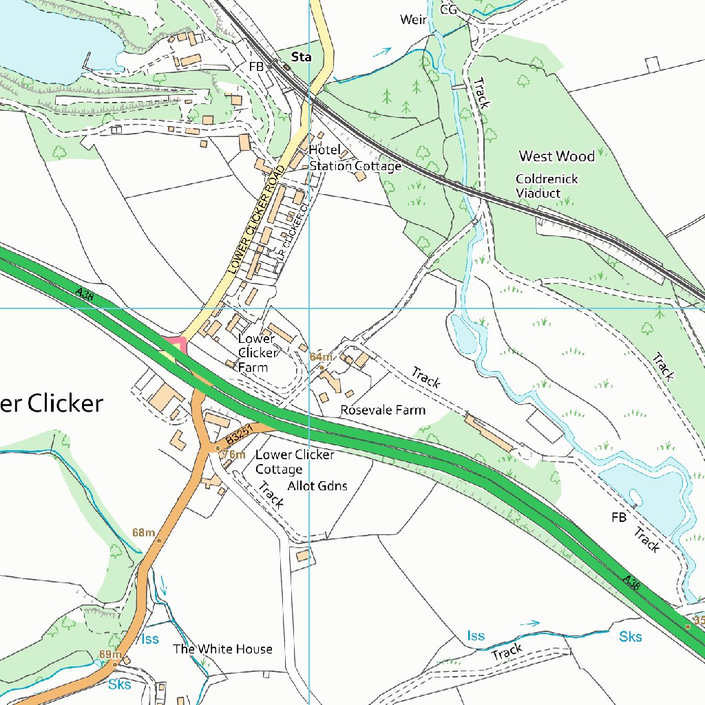 Cornwall 16 (1:10,000) Map by UK Topographic Maps | Avenza Maps