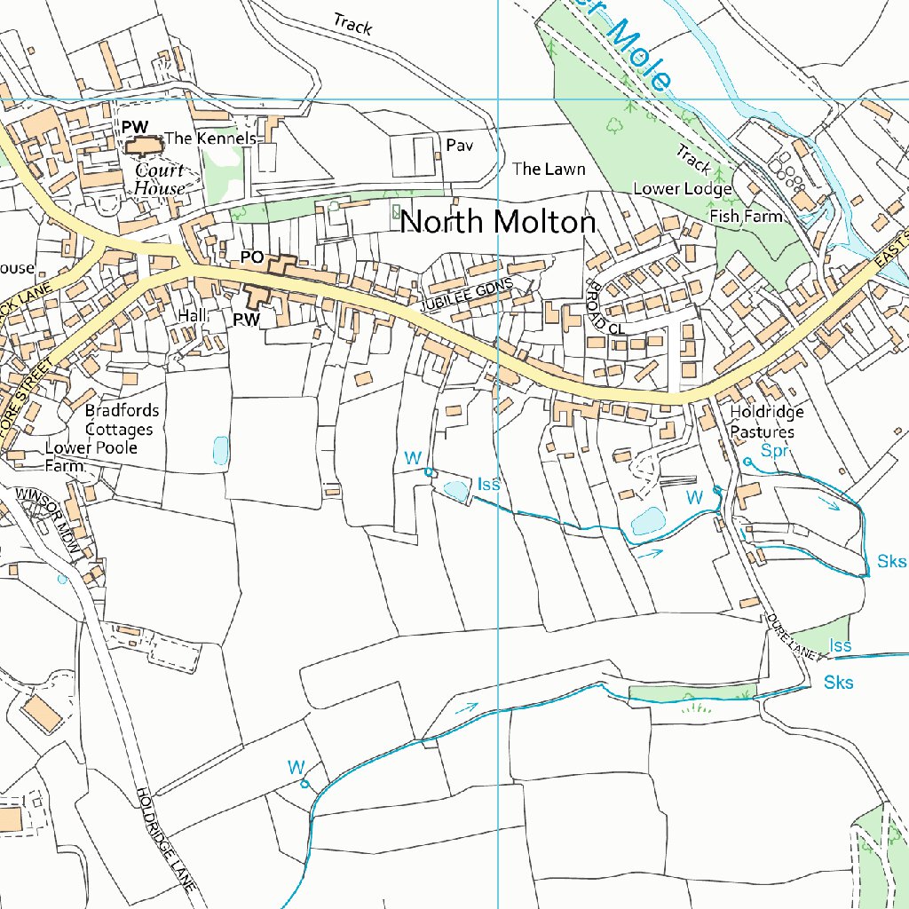 North Molton Ward 1 (1:10,000) Map by UK Topographic Maps | Avenza Maps