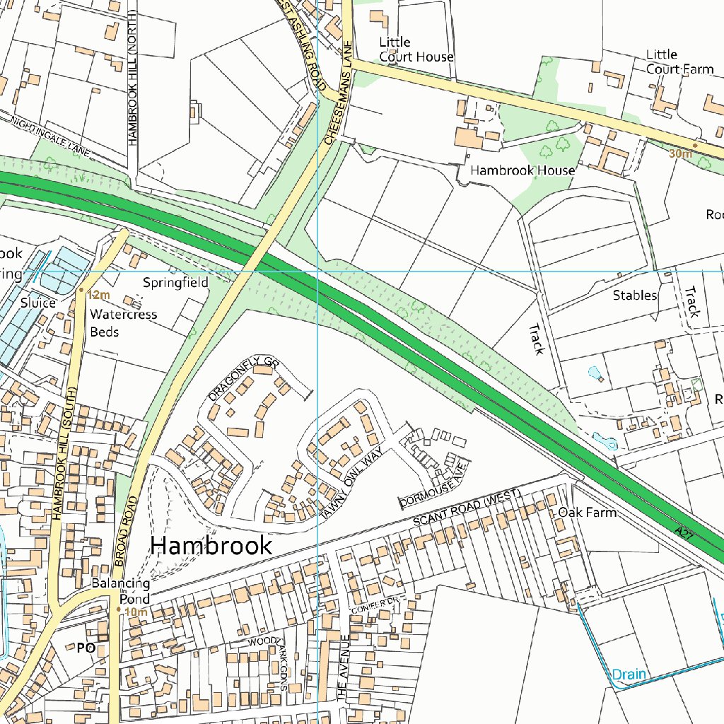 Westbourne Ward 1 (1:10,000) Map by UK Topographic Maps | Avenza Maps