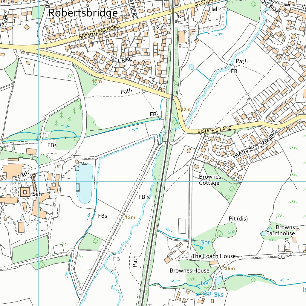 Burwash & the Weald Ward 1 (1:10,000) Map by UK Topographic Maps ...