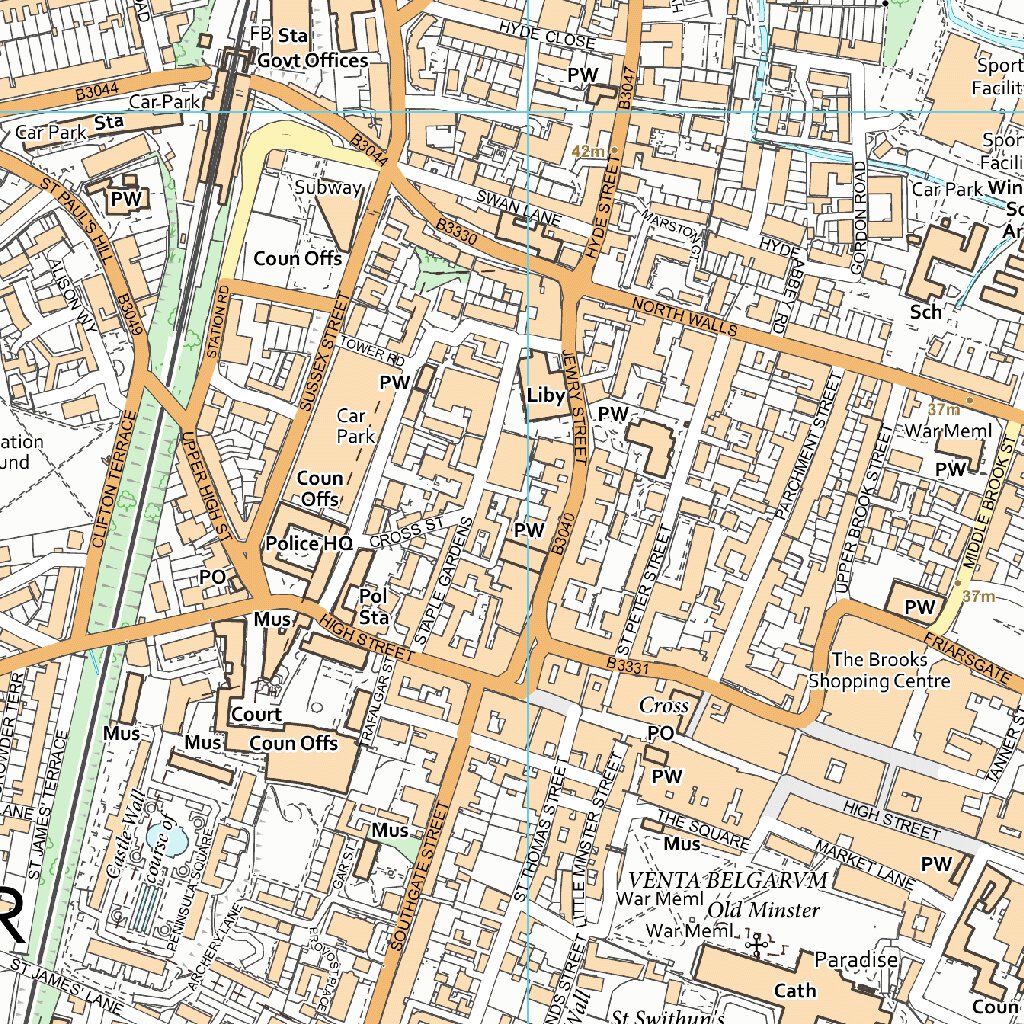 Alresford & Itchen Valley Ward 1 (1:10,000) Map by UK Topographic Maps ...