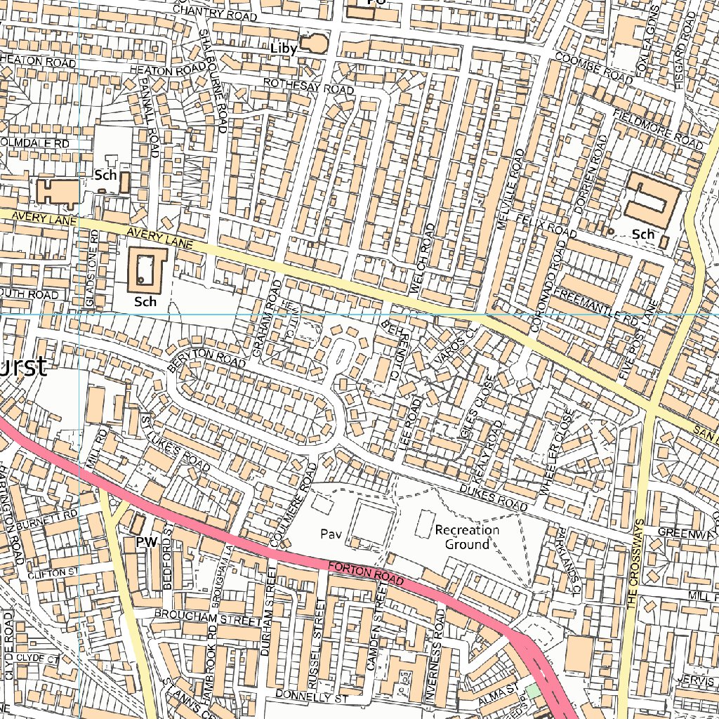 Paulsgrove Ward 1 (1:10,000) Map by UK Topographic Maps | Avenza Maps