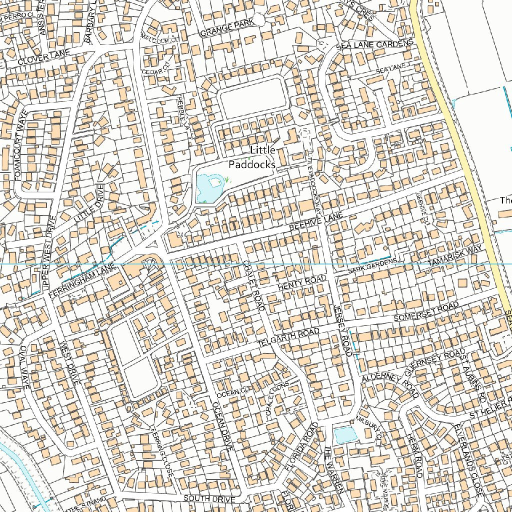 East Preston Ward 1 (1:10,000) Map by UK Topographic Maps | Avenza Maps