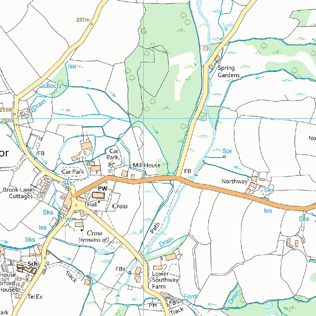 Moretonhampstead Ward 1 (1:10,000) Map by UK Topographic Maps | Avenza Maps