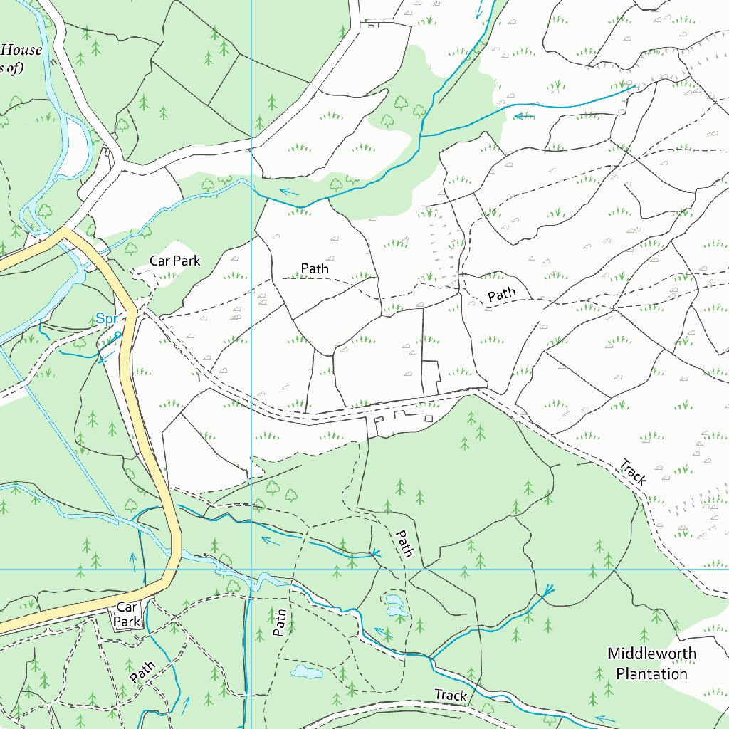 Burrator Ward 1 (1:10,000) Map by UK Topographic Maps | Avenza Maps