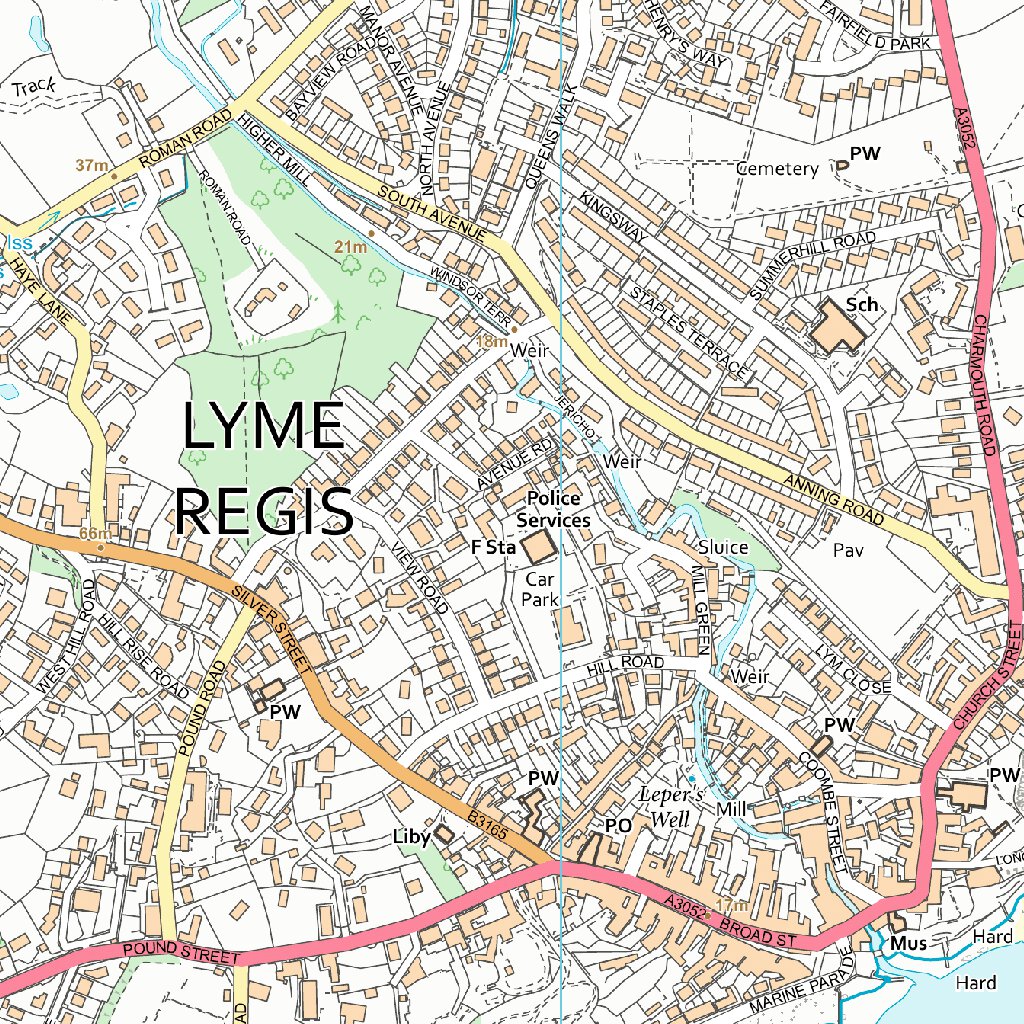 Trinity Ward 1 (1:10,000) Map by UK Topographic Maps | Avenza Maps