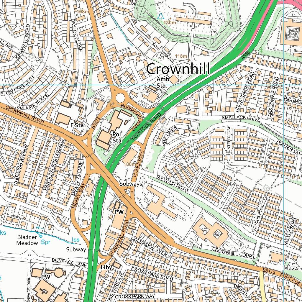 Moor View Ward 1 (1:10,000) Map by UK Topographic Maps | Avenza Maps