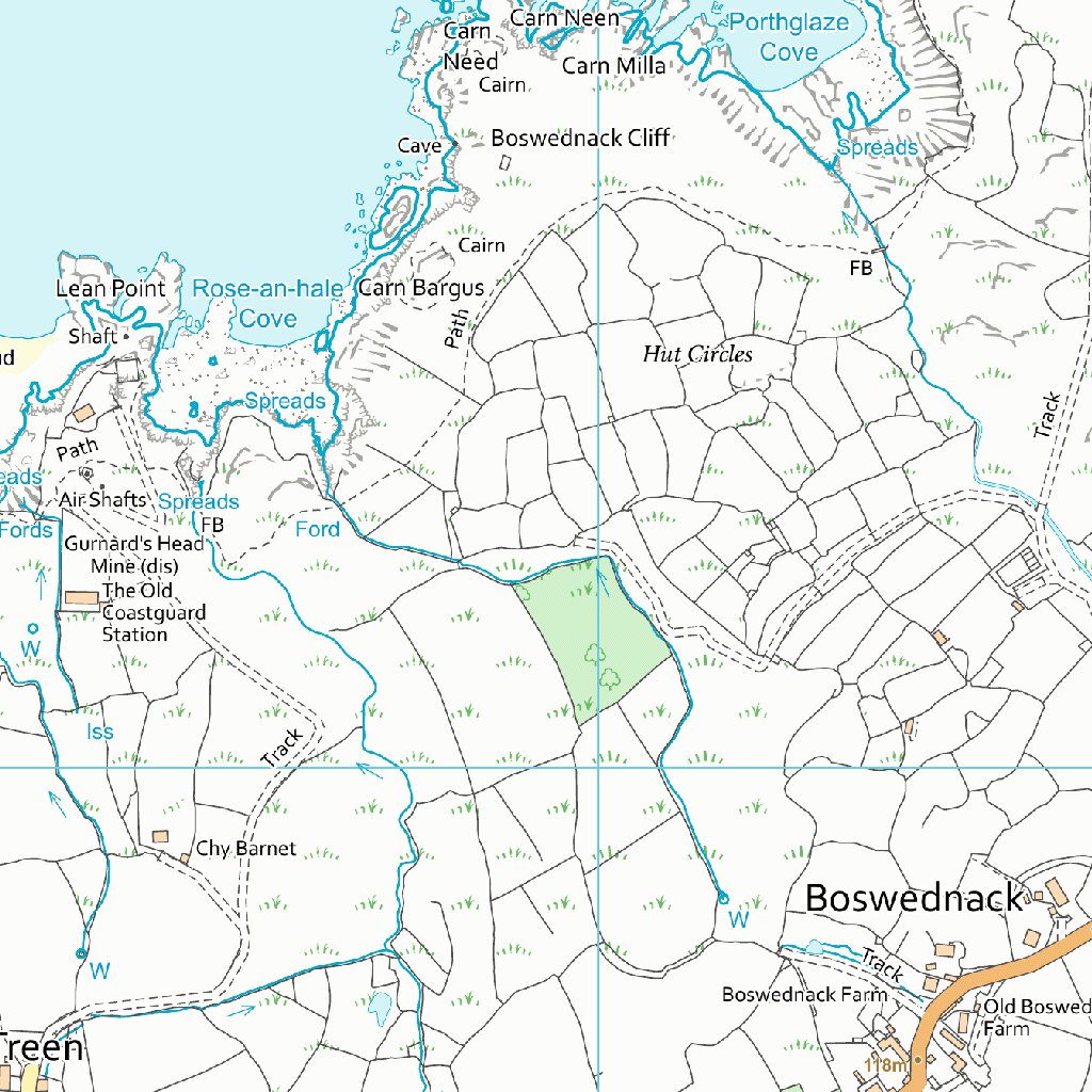 Cornwall 48 (1:10,000) Map by UK Topographic Maps | Avenza Maps