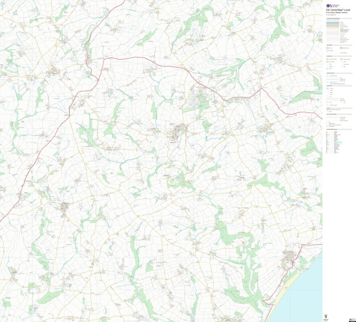 Blackawton & Stoke Fleming Ward 1 (1:10,000) Map by UK Topographic Maps ...