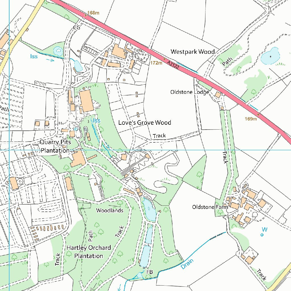 Blackawton & Stoke Fleming Ward 1 (1:10,000) Map by UK Topographic Maps ...