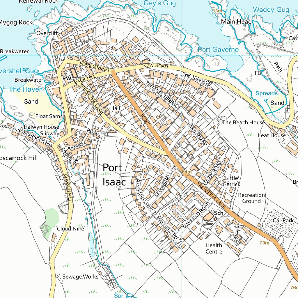 Cornwall 9 (1:10,000) Map by UK Topographic Maps | Avenza Maps