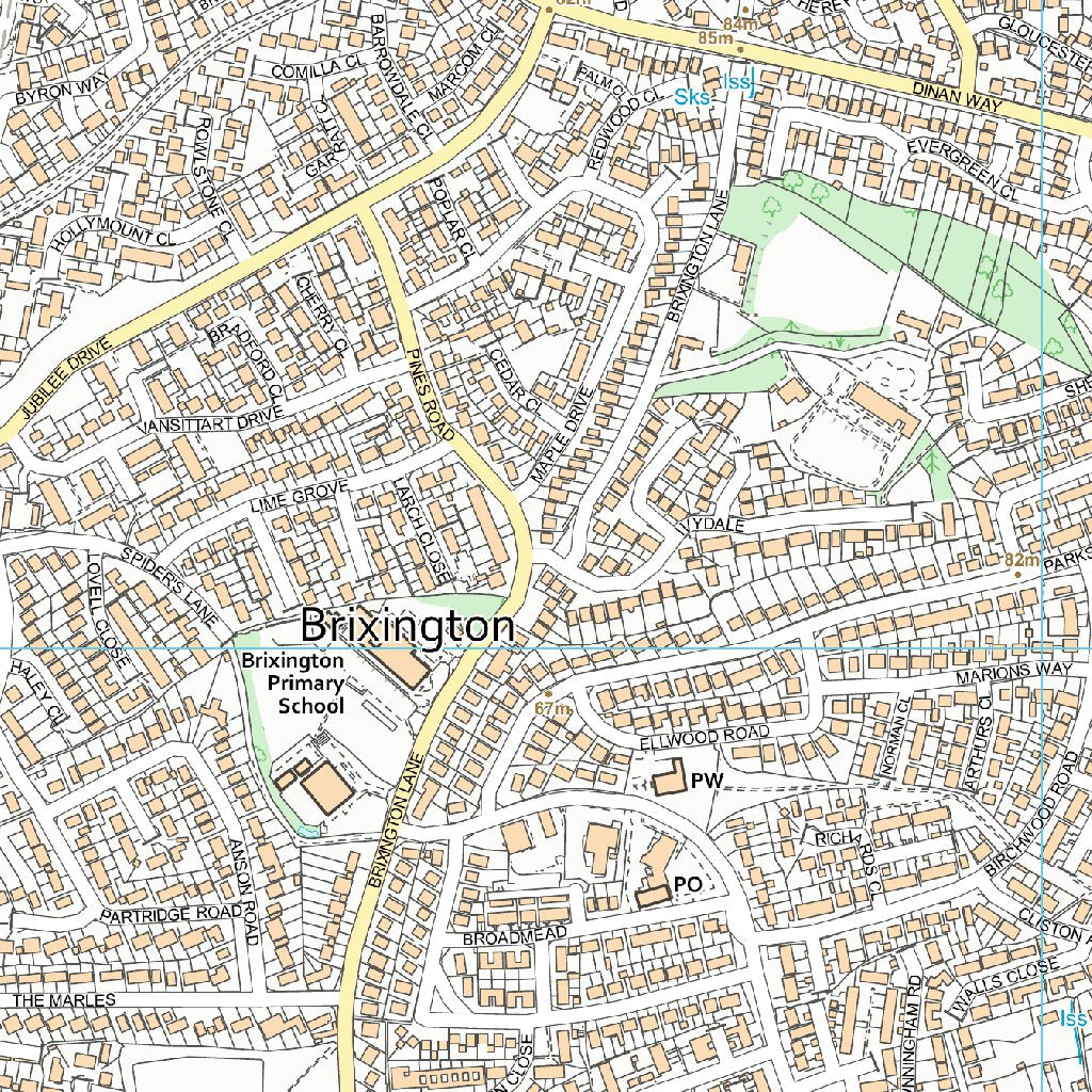 Dawlish North East Ward 1 (1:10,000) Map by UK Topographic Maps ...
