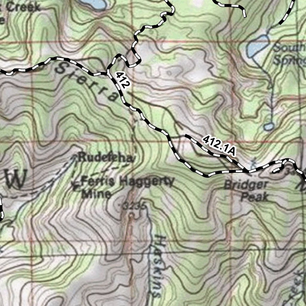 Sierra Range Map by Wyoming State Parks | Avenza Maps