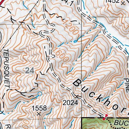 Chimney Canyon Map by US Forest Service R5 | Avenza Maps