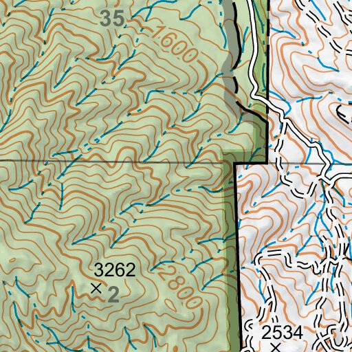 Reliz Canyon Map by US Forest Service R5 | Avenza Maps