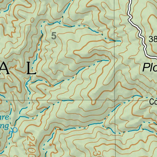 Miranda Pine Mountain Map by US Forest Service R5 | Avenza Maps