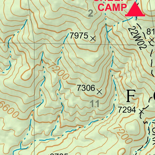 Sawmill Mountain Map by US Forest Service R5 | Avenza Maps