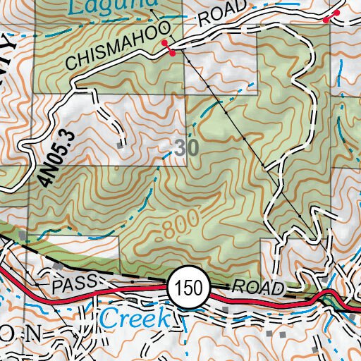White Ledge Peak Map by US Forest Service R5 | Avenza Maps