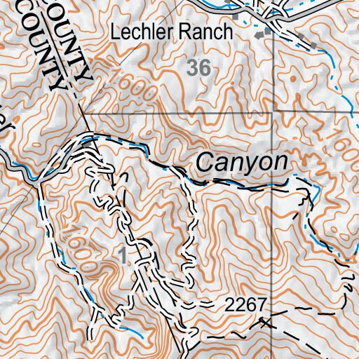 Val Verde Map by US Forest Service R5 | Avenza Maps