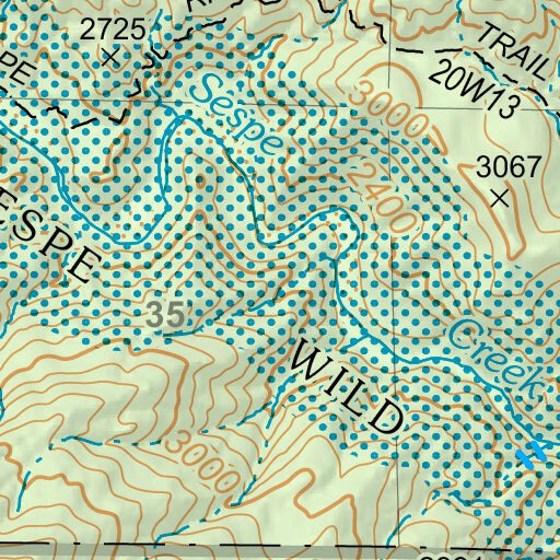 Devils Heart Peak Map by US Forest Service R5 | Avenza Maps