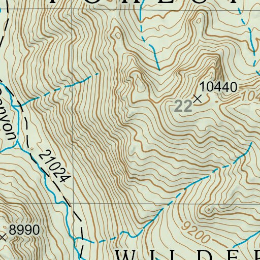 Disaster Peak Map by US Forest Service R5 | Avenza Maps