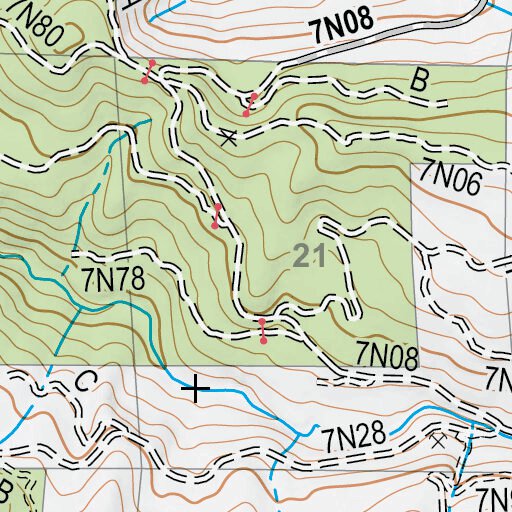 Garnet Hill Map by US Forest Service R5 | Avenza Maps