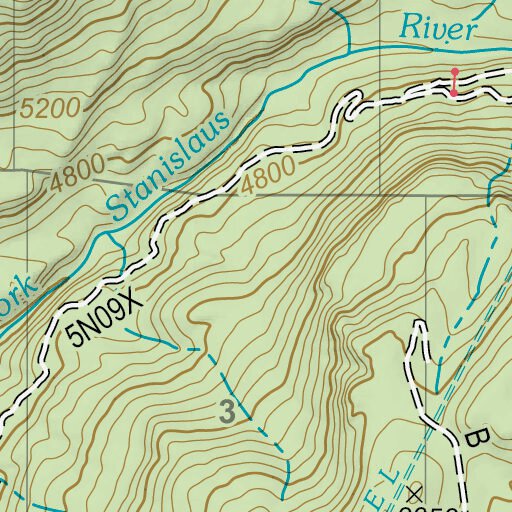 Donnell Lake Map by US Forest Service R5 | Avenza Maps