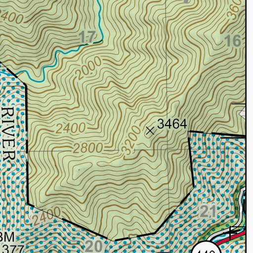 Kinsley (Stanislaus Atlas) Map by US Forest Service R5 | Avenza Maps