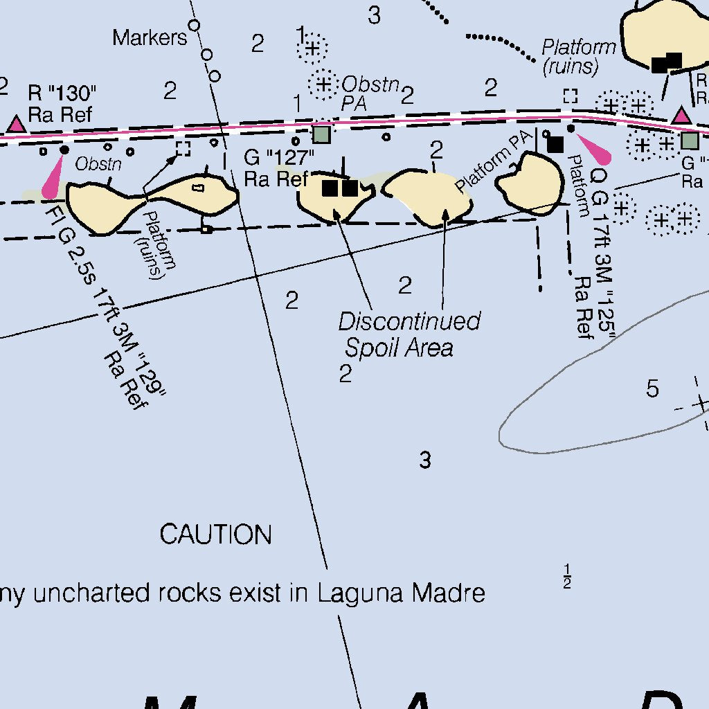 Redfish Bay To Middle Ground Side B Map by National Oceanographic ...