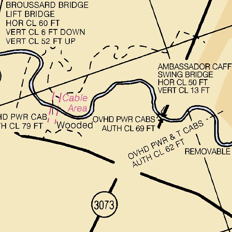 Vermilion River Extension Map by National Oceanographic & Atmospheric ...