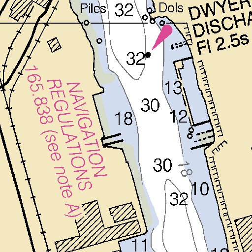 New Orleans Harbor Inset 2 Continuation Of Inner Harbor Map by National ...