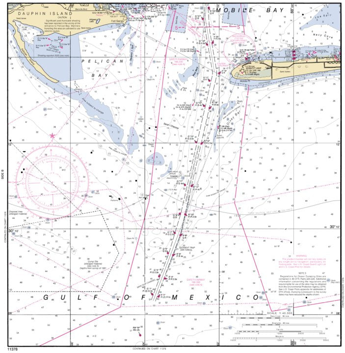 Santa Rosa Sound To Dauphin Island Left Extension Map by National ...
