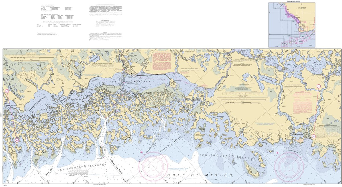 Lostmans River To Wiggins Pass Map by National Oceanographic ...